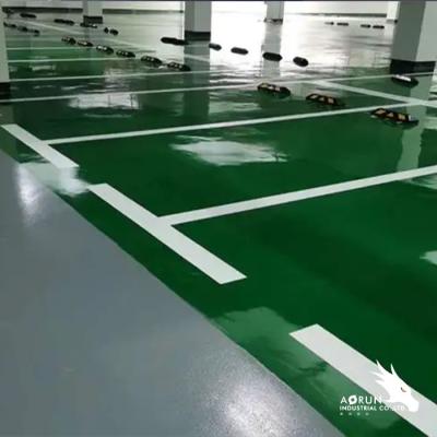 中国 液体のコーティングのエポキシの床の樹脂は非自由な床のオフィスの工場タイルの溶媒を入れる 販売のため