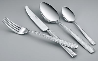 China OEM good quality 24pcs stainless steel flatware 18/10 material  cutlery set  in color box for sale