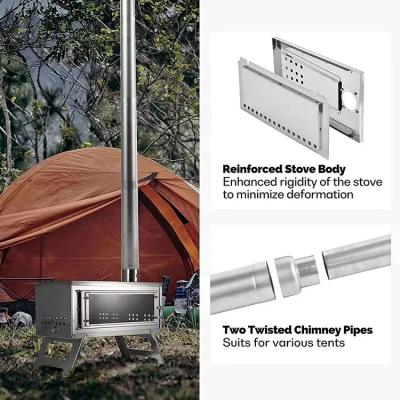 China Compact 2-Burner Camping Stove with Adjustable Heat Controls and Carrying Case for sale