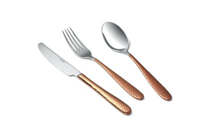 China OEM good quality stainless steel flatware/cutlery 18/10 material with PVD in color box for sale