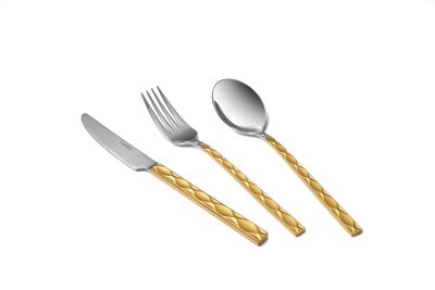 China high quality 24pcs stainless steel flatware set, cutlery set 18/10 mirror finish for sale