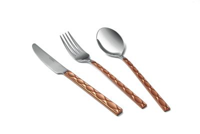 China high quality 24pcs stainless steel flatware set, cutlery set 18/10 mirror finish for sale