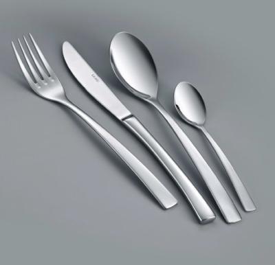 China high quality 24pcs stainless steel flatware set, cutlery set 18/10 mirror finish for sale