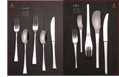 China high quality 24pcs stainless steel flatware set, cutlery set 18/10 mirror finish for sale