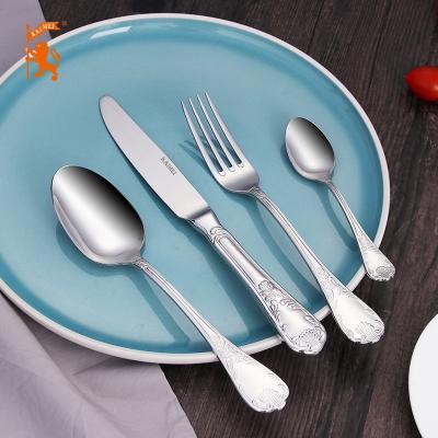 China OEM good quality stainless steel flatware  18/10 material  cutlery set dinnerware tableware for sale