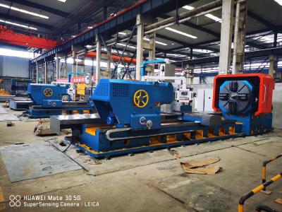 China Cathode Roller Turning Heavy Horizontal CNC Lathe Machine With 2 Cutting Tool Turrets for sale