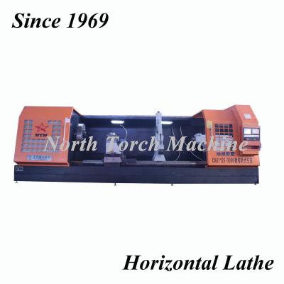 China Torno horizontal durável do CNC usado girando a certificação do CE do cilindro à venda