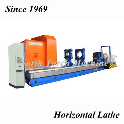 China Krachtige Horizontale CNC Draaibankmachine met de Lange Levensduur van de Malenboring Te koop