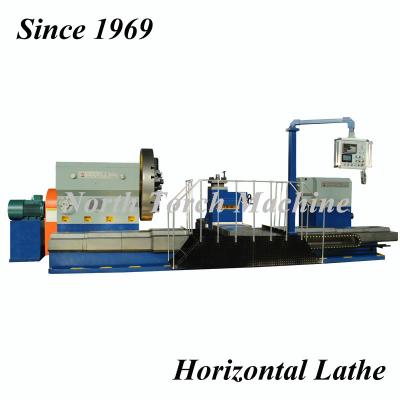 China Krachtige Horizontale CNC Draaibankmachine met de Lange Levensduur van de Malenboring Te koop
