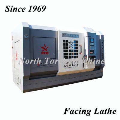 China Stable Pipe Threading Lathe , High Speed Precision Lathe Turning Oil Pipes for sale