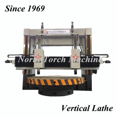China máquina herramienta CNC de 6T 15T, establo del torno del metal del CNC que corre para hacer frente en tubo en venta