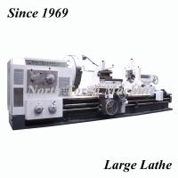 China High Speed Conventional Lathe Machine Metal Casting 800mm Swing for Threading Pipe for sale