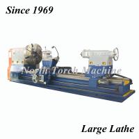 China High Speed Conventional Lathe Machine Metal Casting 800mm Swing for Threading Pipe for sale