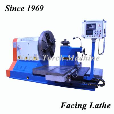 Cina Macchina orizzontale del tornio del metallo, macchina di giro del tornio di CNC della flangia di 32T 45T in vendita