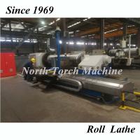 China CNC Roll Turning Lathe Machine 4 Guide Rails 800mm Max Diameter for Steel Mill Roll Repair for sale