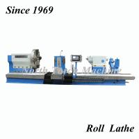 China CNC Roll Turning Lathe Machine 4 Guide Rails 1000mm Max Diameter for Steel Mill Roll Repair for sale