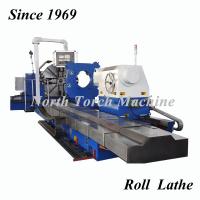 China CNC Roll Turning Lathe Machine 4 Guide Rails 800mm Max Diameter for Steel Mill Roll Repair for sale