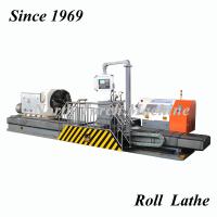 China CNC Roll Turning Lathe Machine 4 Guide Rails 800mm Max Diameter for Steel Mill Roll Repair for sale