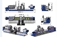 China Heavy Duty Horizontal Lathe Machine CG61 Series 1600mm Swing CNC Roll Turning Lathe for sale