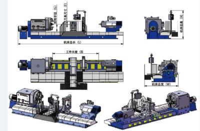 China Special Designed Heavy Duty Horizontal Lathe, Lathe Machine, CNC Lathe Machine for sale