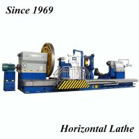 China Heavy Duty Horizontal Lathe Machine 40T for Graphite Electrode Tapping Threading Shaft Turning for sale