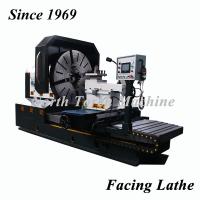 China CNC Horizontal Facing Lathe Machine CK64125 1250mm Swing for Heavy Duty Flange Turning for sale