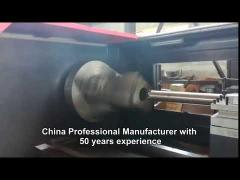 Torno horizontal del CNC con la barra de taladro al triturador minero aburrido de torneado del martillo