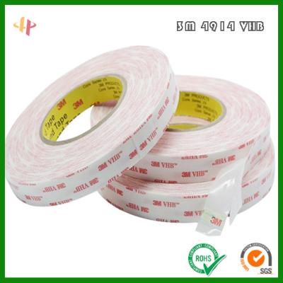 China 3M4914-25VHB strong double-sided Tape _ 3M4914 Series White Acrylic foam Tape for sale