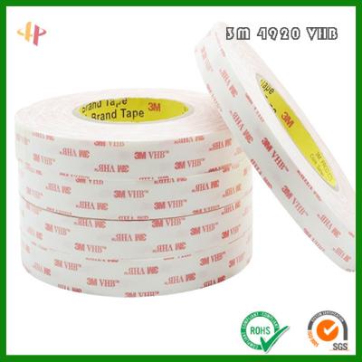 China 3M4920VHB high strength acrylic foam double-sided adhesive _ 3M4920 foam tape for sale
