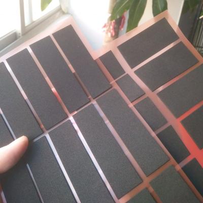 China Professional die-cutting black glossy pe foam gum high quality 0.3 thick PE foam for sale