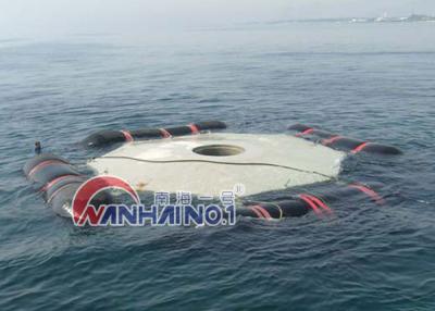 China Black rubber marine salvage air lift bags marine FOR boat , offshore for sale