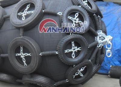 China Pneuamtic rubber fenders , ship floating fenders with 50KPa approved ISO 17357 for sale