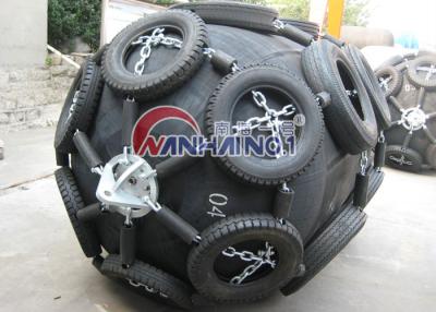 China Zwart Yokoahama-Type dat pneumatisch rubberstootkussen D3.3m x L6.5m drijft Te koop