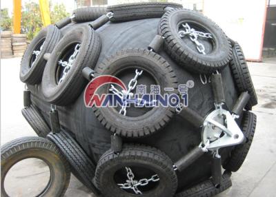 China 1.5m  *2m Sling Type marine boat fenders Black / Grey for Shipyard for sale