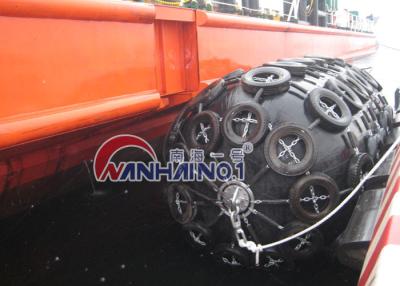 China 2 x 3.5m 50 kpa Pneumatic cylindrical rubber fender , ships fenders for sale