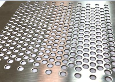 China 2m 2.44m Perforated Steel Mesh Sheets ,  316 Stainless Steel Perforated Sheet for sale
