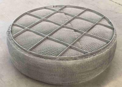 China 316L Stainless Steel Demister Pad / Rope Mesh For Gas Liquid Separation for sale