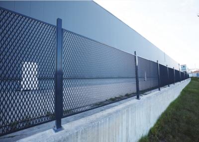 China 0.5m-2.5m Expanded Metal Security Fence , Anti Climb Expanded Metal Fence Panels for sale