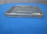 China High Temperature Wire Mesh Storage Basket Sterilization Medical Disinfection Rectangular for sale
