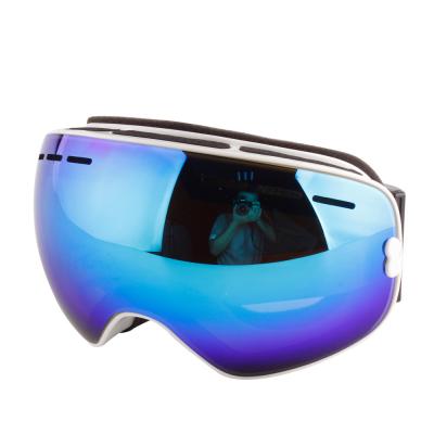 China Factory price ski goggles with  different colours, snow ski goggles use and ski goggles sports for sale