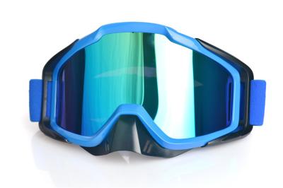 China Tear off system good quality anti-fog motorcycle goggles, racing goggles motocross goggles with good price for sale