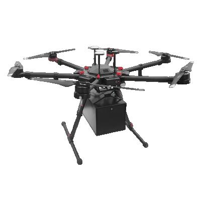 China Quick Release Drone Payloads 16L Drone Drop Box Waterproof 5Kg Max payload for sale