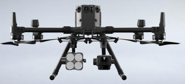 Quality IP44 DJI Matrice 350 Payload 3 Axis Gimbal Drone Searchlight 13400 Lm for sale
