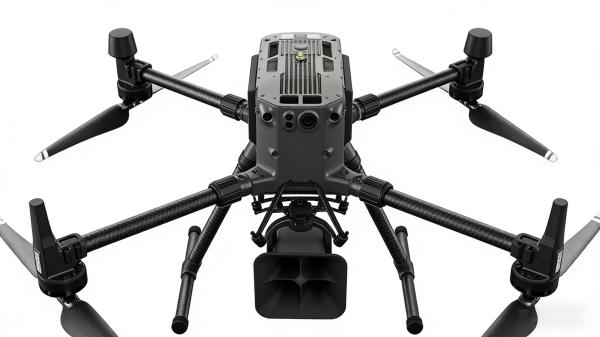 Quality 130dB Drone Loudspeaker Small Drone Megaphone 15W Built In Camera for sale