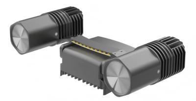 China T30 Combined Searchlight for DJI Mavic 3 with 35W High Power 150m Illumination and 1-Axis Stabilized Gimbal for sale