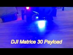 2 hooks payload release mechanism quick release drone airdrop system 15w with strobe warning lights