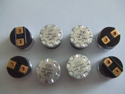 China 250V/16A ksd301 bimetal snap action thermostat for sale