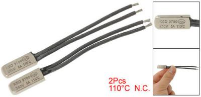 China ksd9700 motor thermal protector 250V/5A 40-180C UL VDE RoHS for sale
