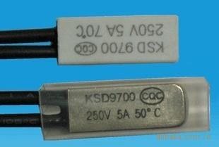 China ksd9700  Ballast  thermal protector 250V/5A 40-180C UL VDE RoHS for sale
