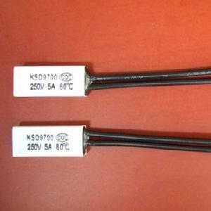 China ksd9700 PCB board  thermal protector 250V/5A 40-180C UL VDE RoHS for sale